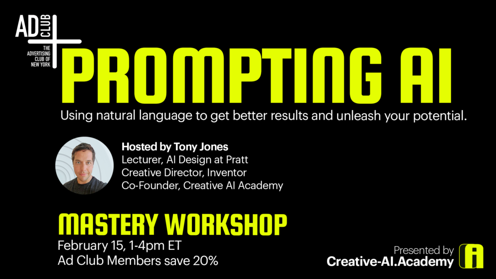 PROMPTING AI – The Advertising Club of New York